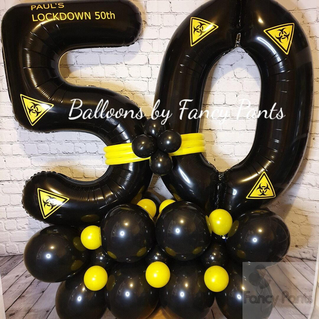 Number Stack Balloon Displays
