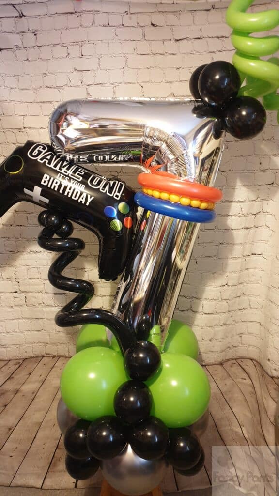 Character Number Stack Balloons