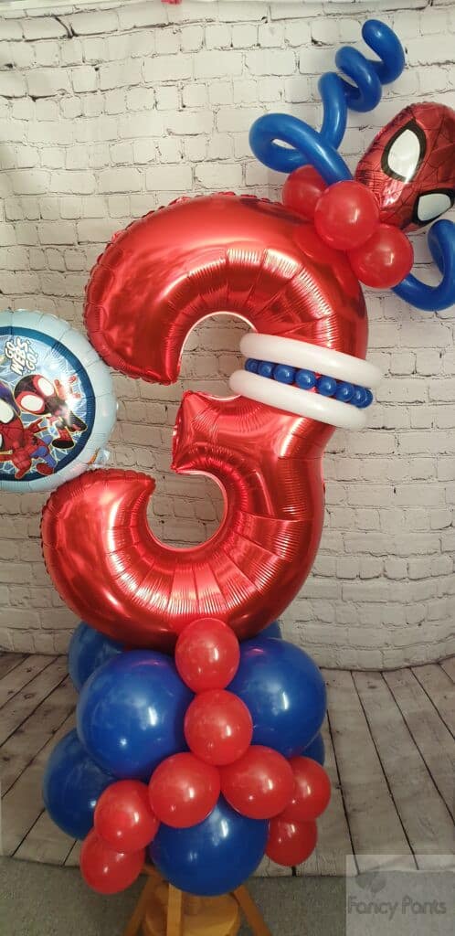 Character Number Stack Balloons